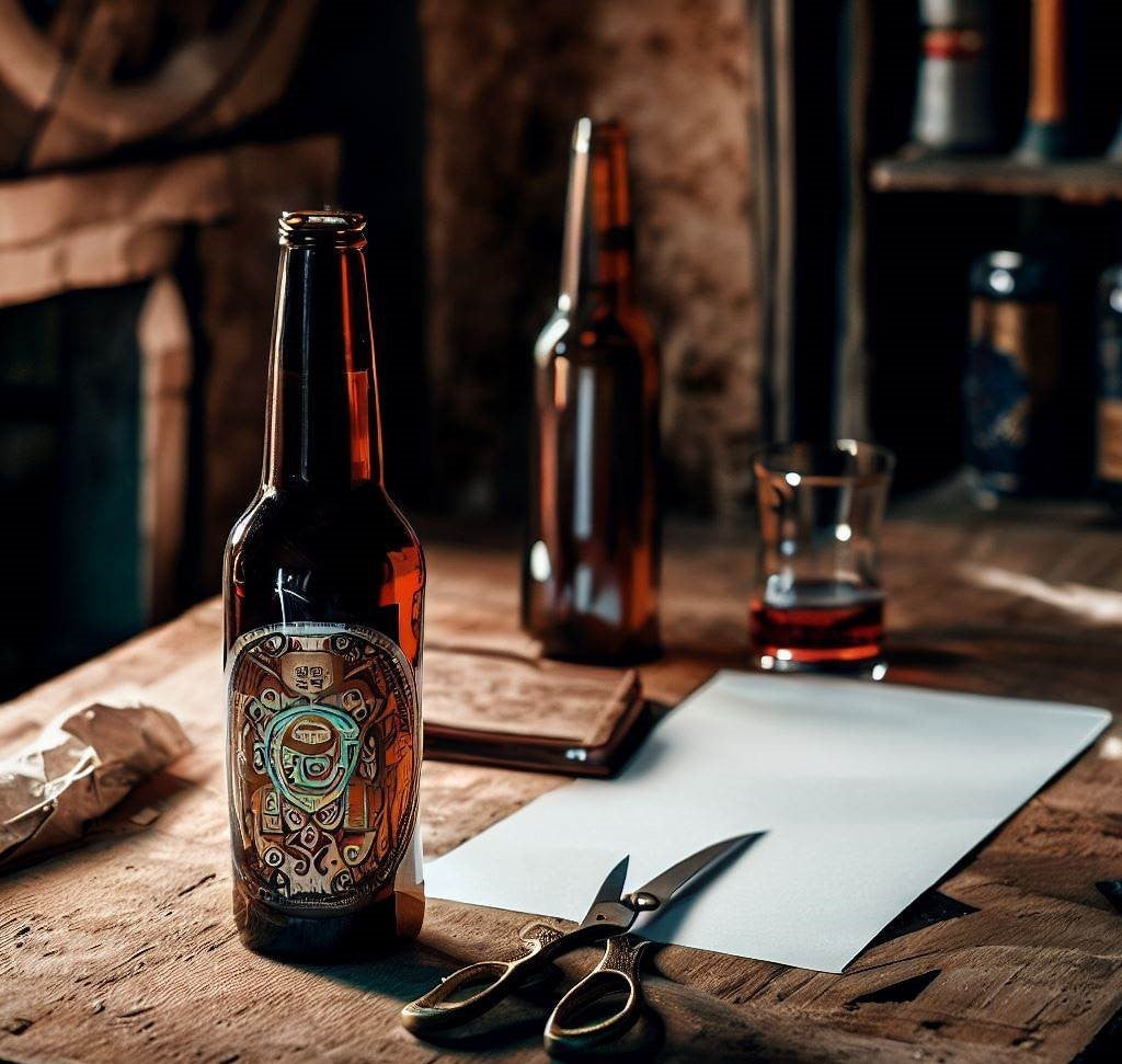 Custom Beer Bottle Labels with Inkjet Vinyl Stickers – mcgpaper
